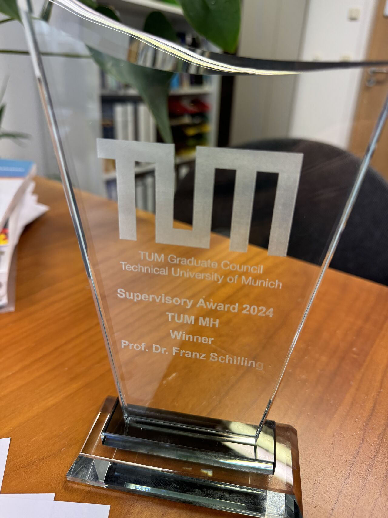 TUM Supervisory Award MH 2024 – Schilling Lab